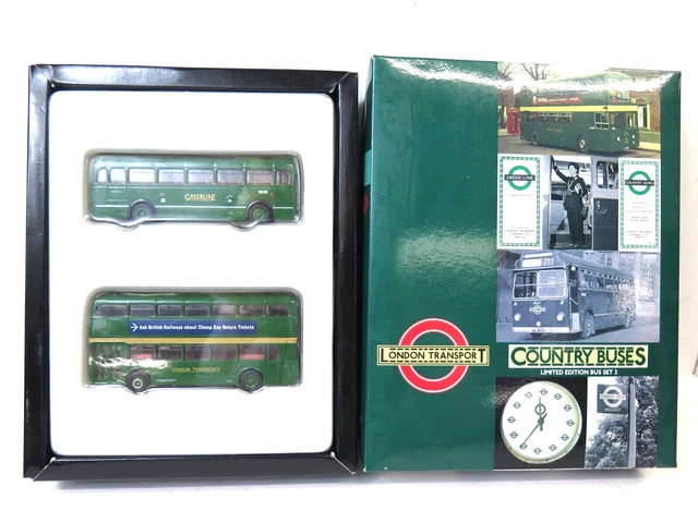 LONDON TRANSPORT COUNTRY Buses Limited Edition Bus Set 2 Green line ...