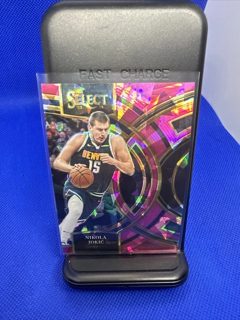2023-24 PANINI SELECT Nikola Jokic Premier #169 ROSE glace fissurée /99 ...