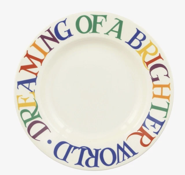 EMMA BRIDGEWATER NEW RAINBOW ROAST BRIGHT FUTURE 8.5” PLATE £20.96 ...