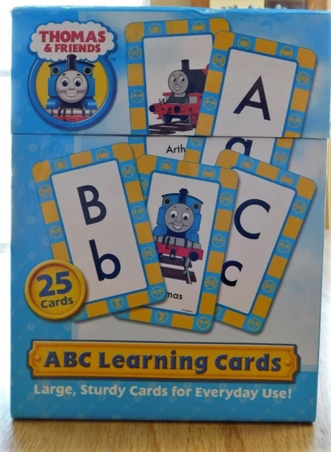 THOMAS THE TANK Engine LARGE ABC Learning Cards~A to Z Thick ...