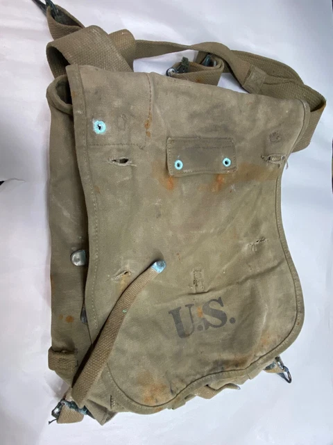 ORIGINAL WW2 US Army 1943 Dated Back Pack - Combat Used £60.00 ...