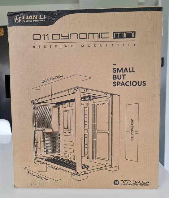 LIAN LI O11D Mini-X Mid Tower Gaming Case - Black £0.99 - PicClick UK