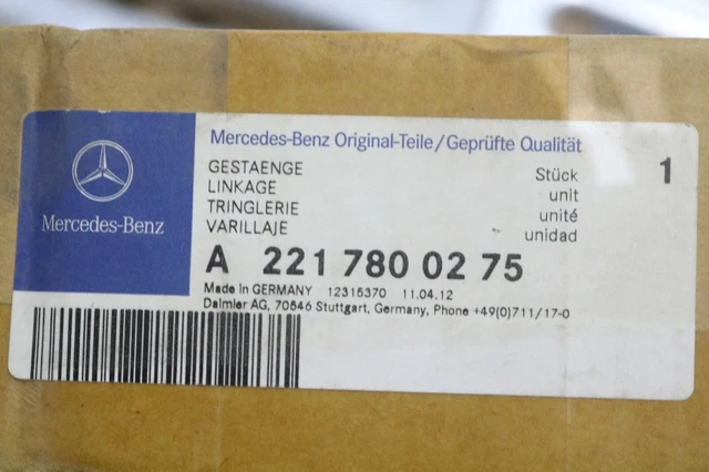 MERCEDES-BENZ GEN GUIDE Rail Sliding Roof Mechanism Right W221 S Cls ...