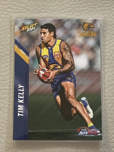 2024 AFL SELECT FOOTY STARS AUSKICK AK34 Tim Kelly West Coast Eagles $5 ...