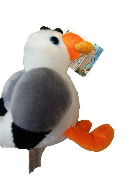 STEVEN SEAGULL WITH donut in beak soft toy plush fun buy one now £9.50 ...