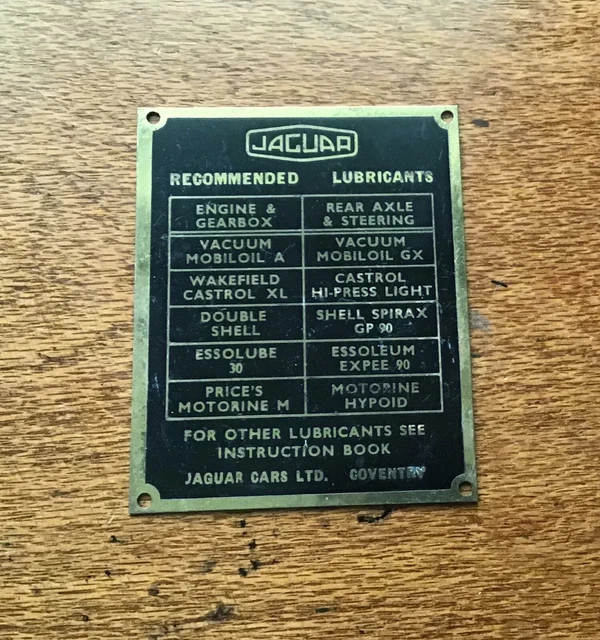 JAGUAR FIREWALL PLATE As Per Photo EUR 174,76 - PicClick FR