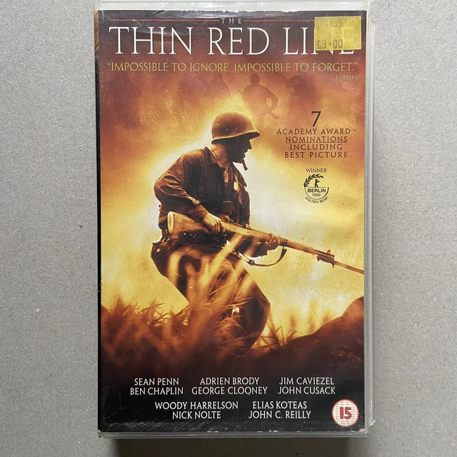 THE THIN RED LINE Ex Rental VHS VIDEO, Big Box. £6.49 - PicClick UK