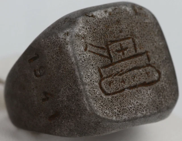 WW2 GERMAN RING 1941 1942 Tank WWII Waffen PANZER DIVISION Germany ...