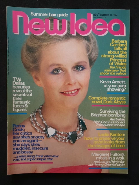 New Idea Vintage Australian Magazine November 17 1984 Penny Cook