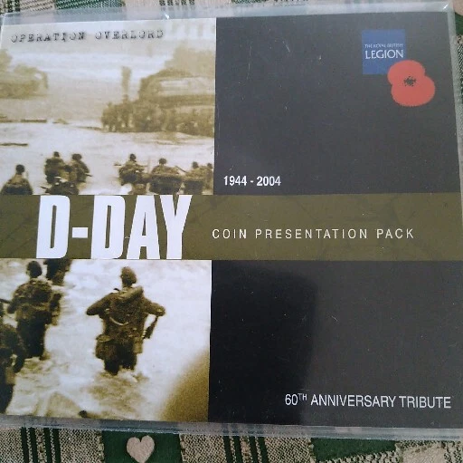 ROYAL BRITISH LEGION D-day 60th Anniversary Presentation Pack/1 Crown ...