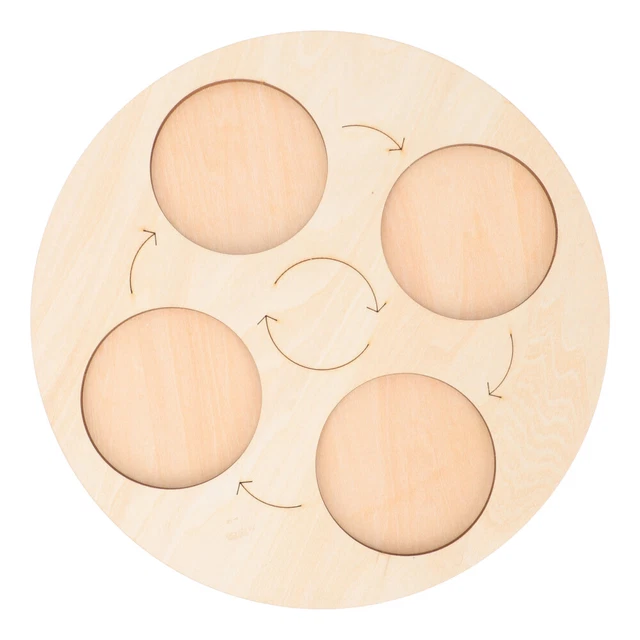 GROWTH DISPLAY BOARD Life Cycle Plate Educational Fun Matching Game £13 ...
