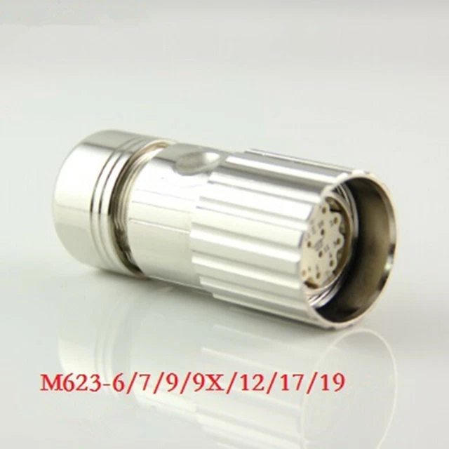 CONNECTEUR CODEUR M23 signal M623 prise femme 6/7/9/9X/12/17/19P EUR 35,05 - PicClick FR