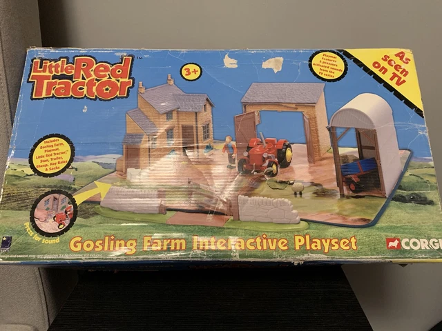 VINTAGE CORGI LITTLE Red Tractor Gosling Farm Interactive Playset ...