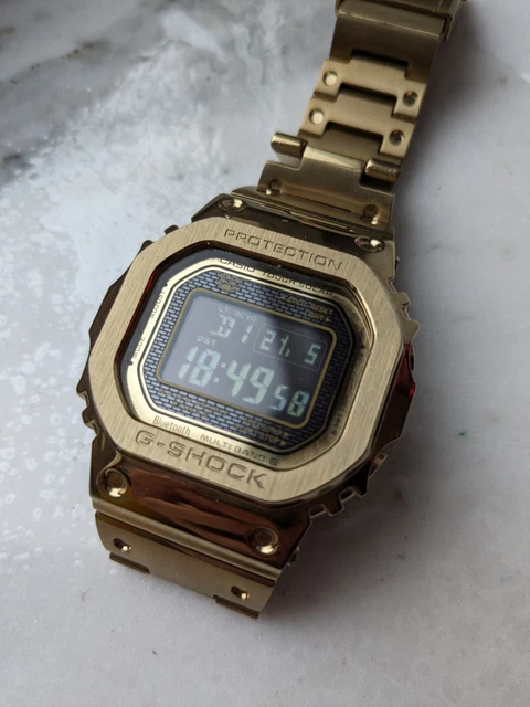 CASIO G-SHOCK FULL Metal Square Armbanduhr für Herren - Gold (GMW ...
