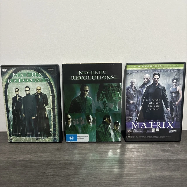 THE MATRIX TRILOGY Set 1-3, (1 2 3) PAL Region 4 $24.95 - PicClick AU