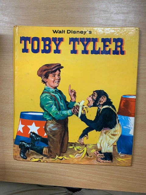 SELTENE 1960 WALT Disney " Toby Tyler " Beruhend Auf Film Hardcover ...