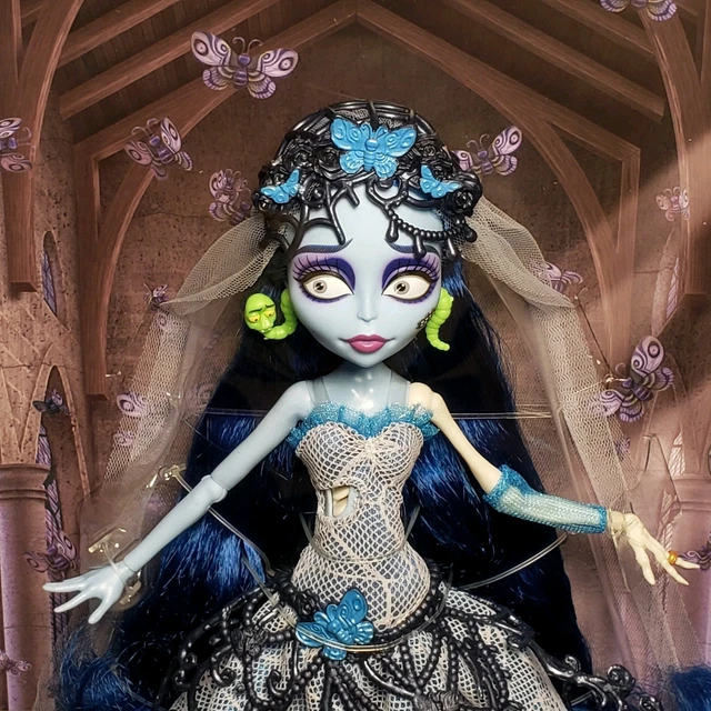 MONSTER HIGH SKULLECTOR Tim Burton's Corpse Bride Emily Doll Brand New ...