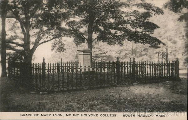 SOUTH HADLEY, MA tombe de Mary Lyon, Mount Holyoke College comté de ...