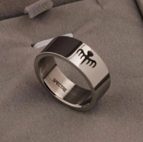 SPECTRE JAMES BOND 007 Stainless Steel Ring Prop Xmas Cosplay ...