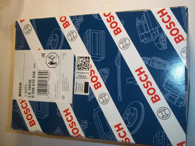 BOSCH 0258010036 REAR Lambda sensor for VOLKSWAGEN Golf V and Golf VI ...