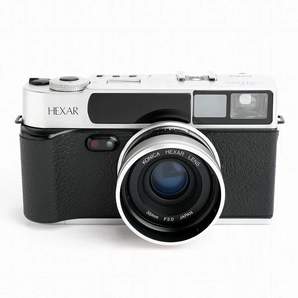 KONICA HEXAR 35MM AF Rangefinder Film Camera Silver with 35/2 Lens from ...