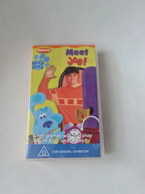 BLUES CLUES - Meet Joe - Vhs $20.00 - PicClick AU