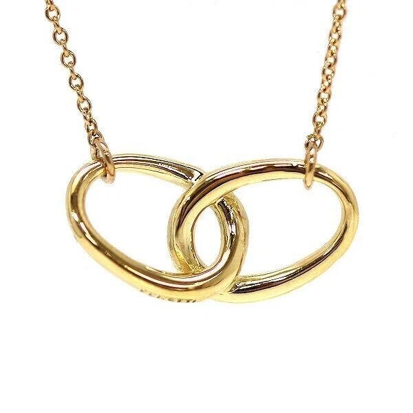 COLLIER AUTHENTIQUE TIFFANY & Co. Double Loop Circle Elsa Peretti en or... EUR 661,01 - PicClick FR