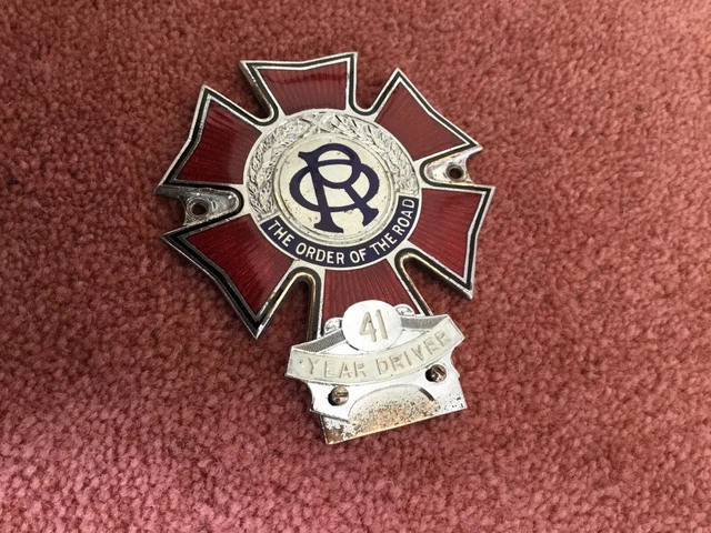 VINTAGE CAR BADGE.( Order of the Road,Series2,Type2,Issued 1950s .) £49 ...