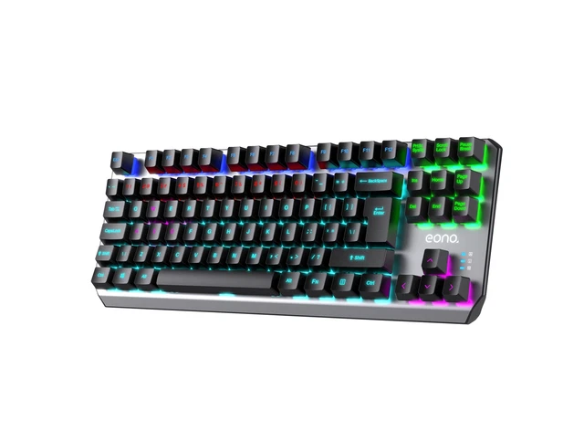AMAZON BRAND – Eono Wired Gaming Keyboard Blue Switch Mechanical ...