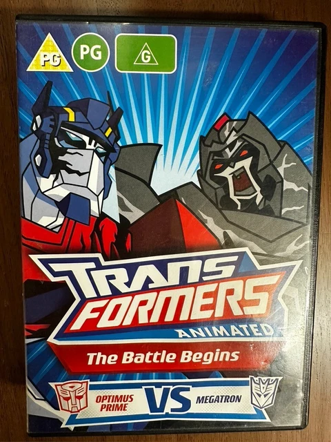 TRANSFORMERS - ANIMATED the Battle Begins DVD Classic Cult Kids TV Show ...