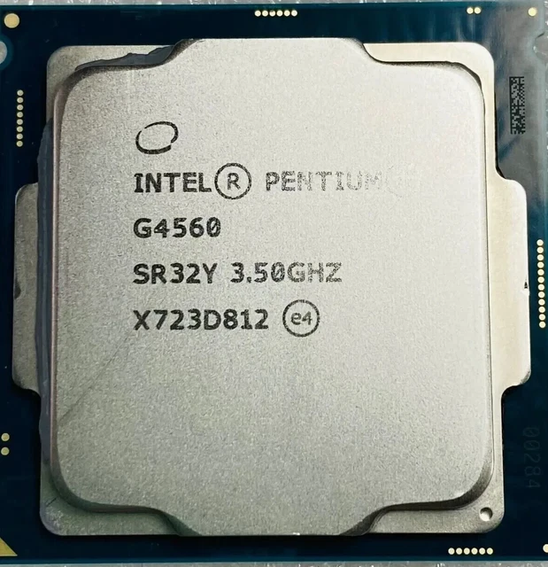 INTEL PENTIUM G4560 3.5 Ghz CPU Processor LGA1151 Dual Core ##001 £5.98 - PicClick UK