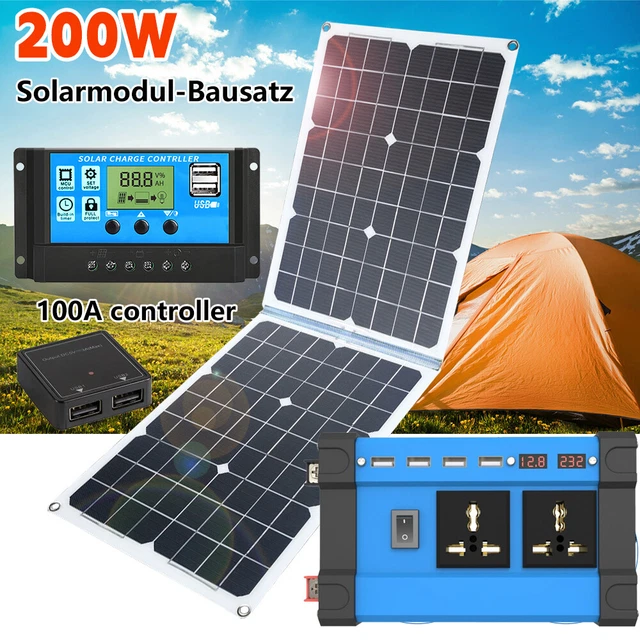 SOLARANLAGE PANEL KOMPLETTPAKET Solar Anlage Balkonkraftwerk ...