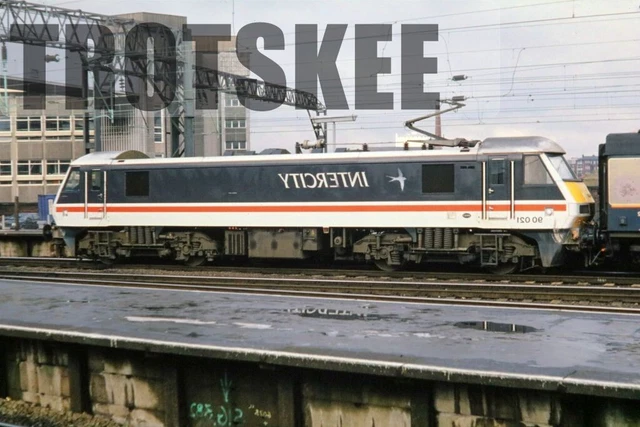 35MM SLIDE BR British Railways Electric Loco Class 90 90021 Manchester ...