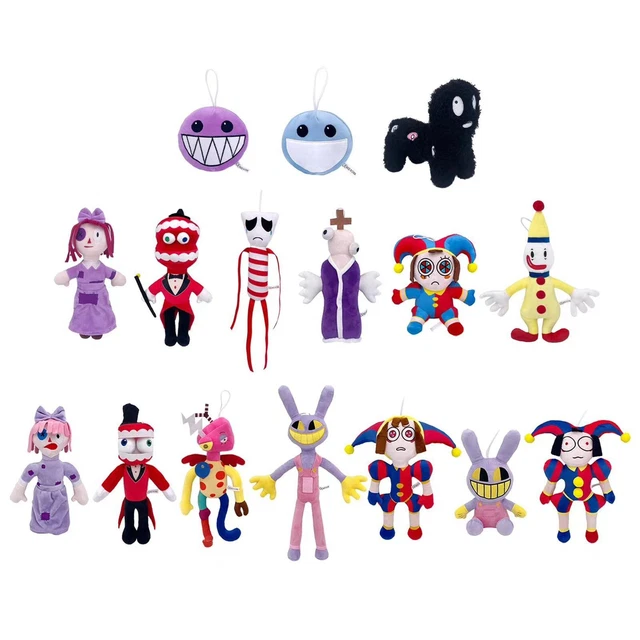 THE AMAZING DIGITAL Circus Pomni Jax Plush Dolls Animal Toys Birthday ...