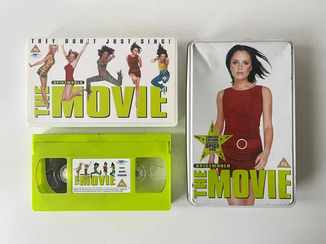 SPICEWORLD THE MOVIE VHS Posh Spice Tin - Spice Girls Limited Edition ...