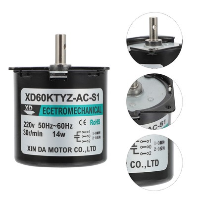 SYNCHRONOUS AC MOTOR Ac Synchronous Motor 60 Rpm Slow- AC Motor £20.54 ...