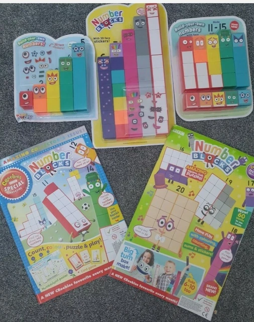 NUMBERBLOCKS CHRISTMAS STOCKING collectables Cbeebies Preschool ...
