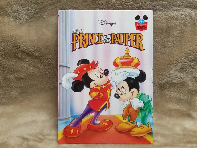 LIVRE POUR ENFANTS "Le prince et le pauvre" Disney's Wonderful World of ...