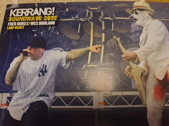 LIMP BIZKIT FRED Durst Wes Borland / Jeremy Mckinnon A4 Poster Kerrang EUR 6,25 - PicClick DE