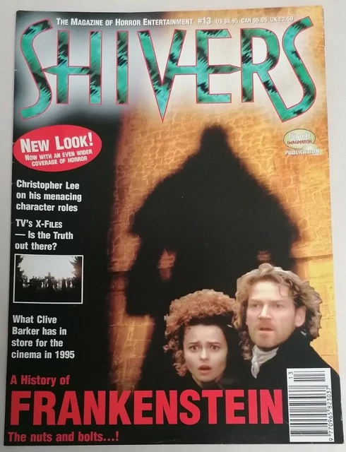 MAGAZINE - SHIVERS Magazine Of Horror Issue #13 Frankenstein Clive ...