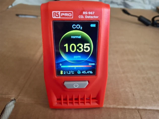 RS PRO 174-6574 Workstation Gas Detection for Carbon Dioxide Detection ...
