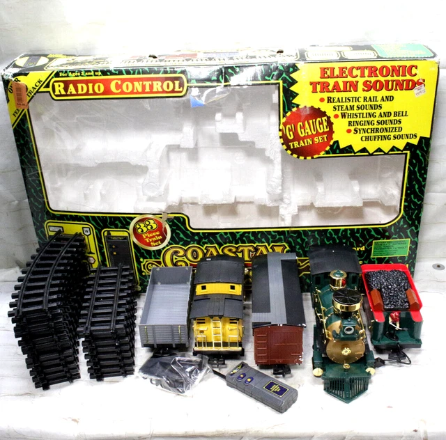 EZTEC REMOTE CONTROL Coastal Express G Gauge Train Set #36911 $173.17 ...