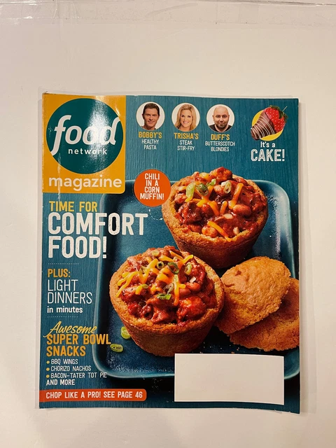FOOD NETWORK MAGAZINE Jan/Feb 2016 Issue Time For Comfort Food £3.73 ...