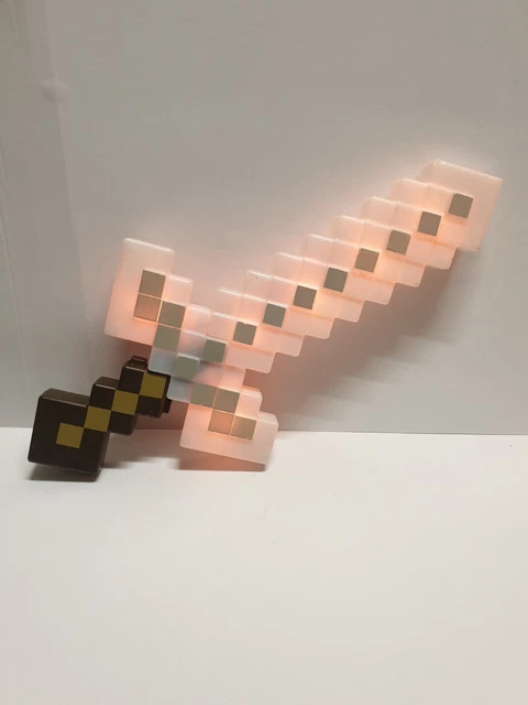 MATTEL MINECRAFT LIGHT Up Adventure Sword With Sounds Tested And ...