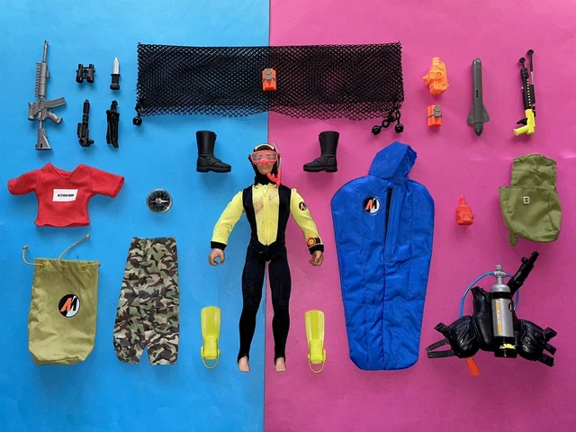 ACTION MAN BIG JIM Josh Jeff Joe Jack GI Mattel TEAM moOTu 70 80 lotto ...