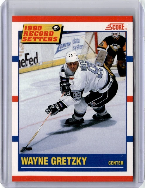 1990-91 SCORE HOCKEY Card Wayne Gretzky Los Angeles Kings #347 EUR 3,16 - PicClick FR
