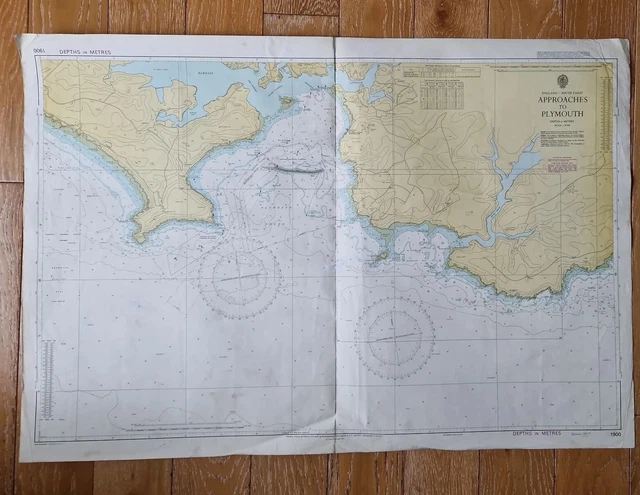 ADMIRALTY SAILING CHART UNUSED South Coast Western Approaches Solent ...