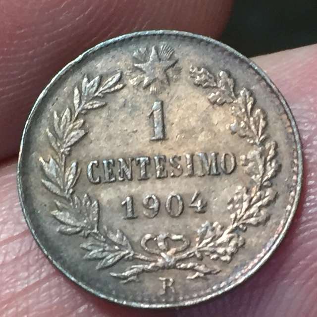 1 CENTESIMO 1904 R Valore Moneta Vittorio Emanuele Iii° Regno D’italia ...