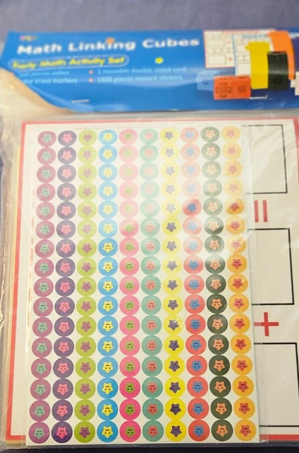 MATH LINKING CUBES, Math Cubes Manipulatives with Activity Cards ...