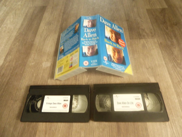 DAVE ALLEN BACK TO BACK VHS Retro Vintage Rare £11.12 - PicClick UK